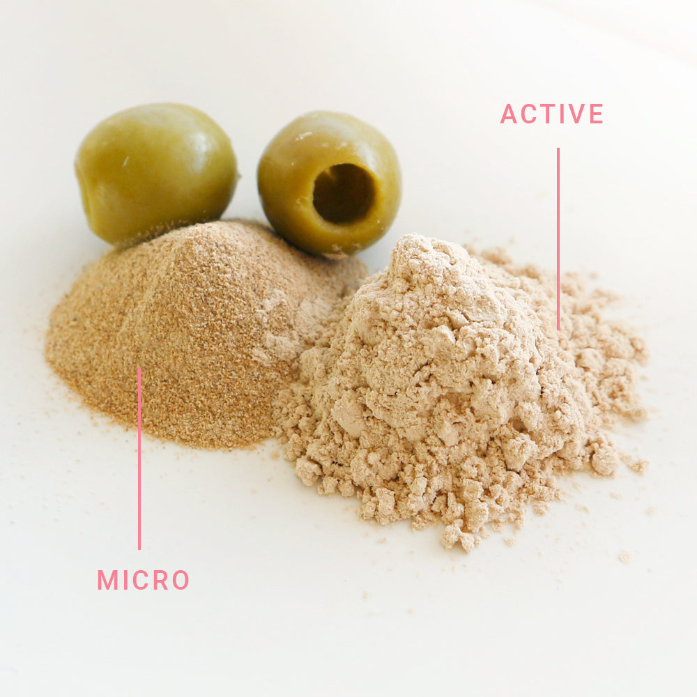 Olive CRUSH™ Micro | Upcycled, Zero Waste Fruit Powder Exfoliator – The ...